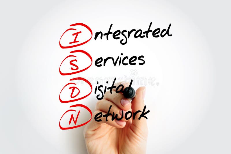 ISDN Integrated Services Digital Network - Set of Communication ...