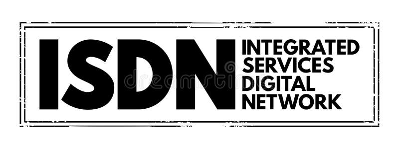 ISDN Integrated Services Digital Network - Set of Communication ...