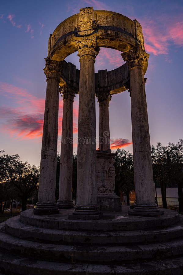 Isernia. Monument To the Fallen of the First World War Stock Image ...