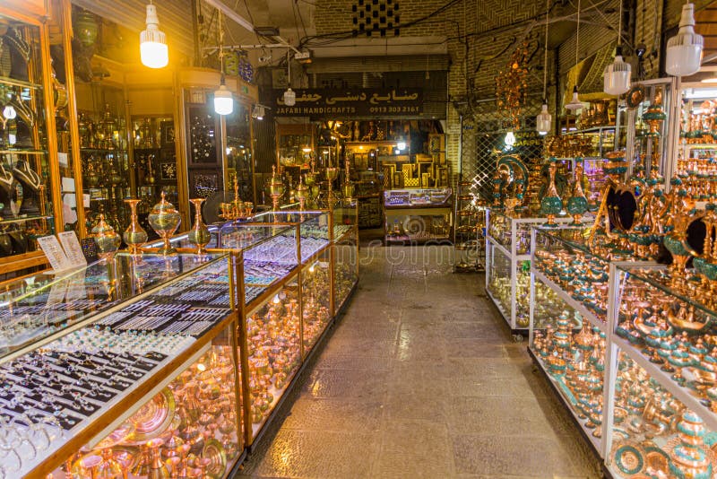 ISFAHAN, IRAN - JULY 9, 2019: View of the Bazaar (market) in Isfahan ...