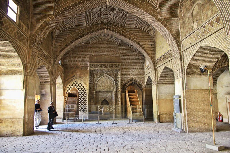 Isfahan, Iran - 03 Oct 2012: Jameh Mosque in Isfahan, Iran Editorial ...