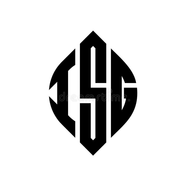 ISG Circle Letter Logo Design with Circle and Ellipse Shape. ISG ...