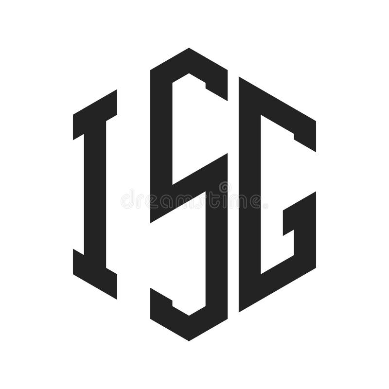 ISG Logo Design. Initial Letter ISG Monogram Logo Using Hexagon Shape ...