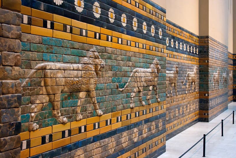 Ishtar Gate stock image. Image of germany, exhibition - 20523103