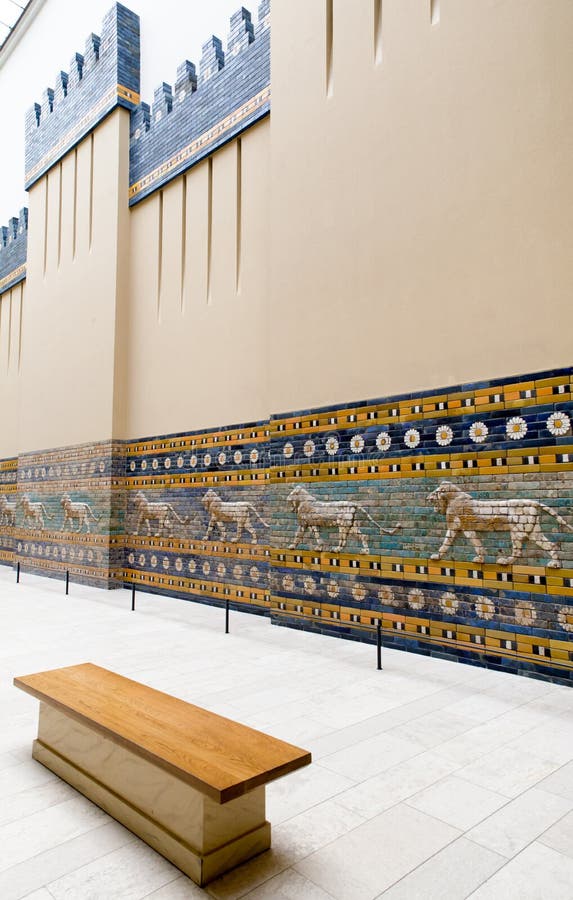 Ishtar Gate from Babylon in Pergamon Museum, Berlin - Germany Editorial ...
