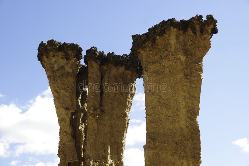 The Top Cape of Earth Pillars Stock Image - Image of isimila, wall ...