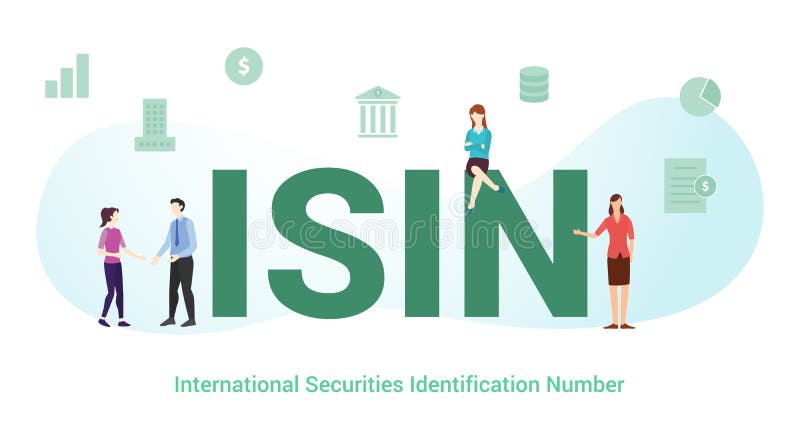 Isin International Securities Identification Number Concept with Big ...