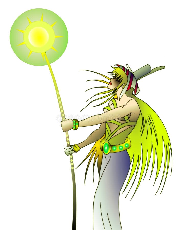 Egyptian goddess Isis stock vector. Illustration of africa - 19137531