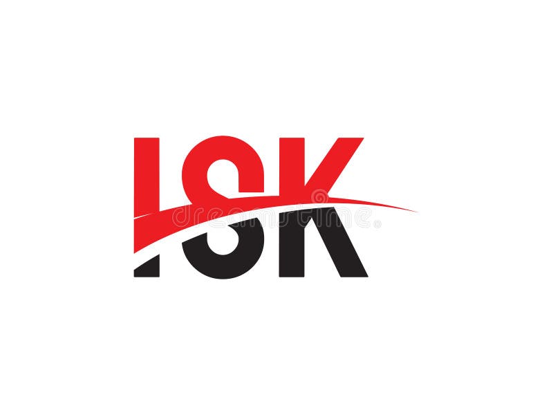ISK Letter Initial Logo Design Vector Illustration Stock Vector ...