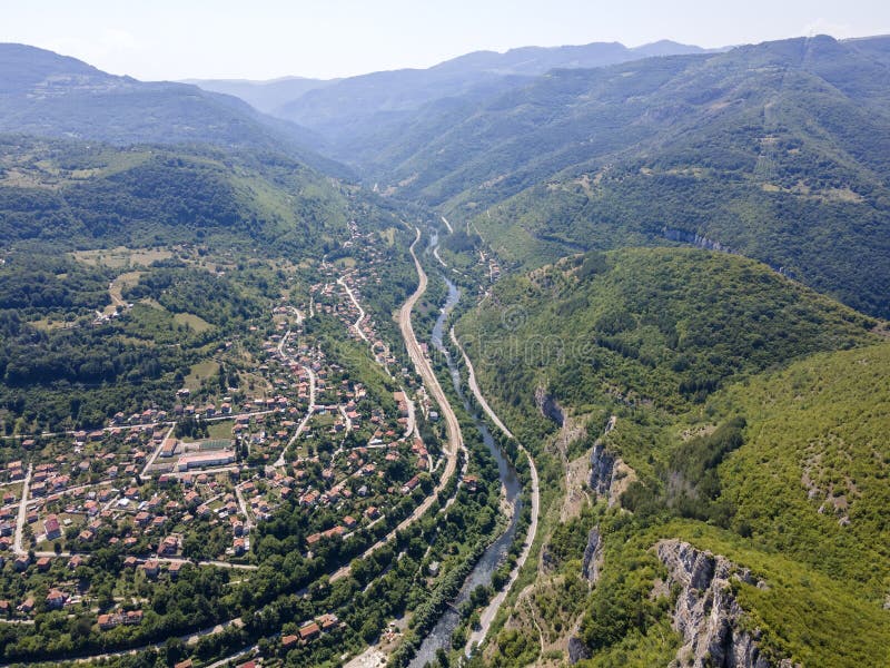 Iskar River Gorge, Balkan Mountains, Bulgaria Stock Image - Image of ...