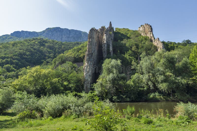 Iskar River Gorge at Stara Planina Mountain, Bulgaria Stock Image ...