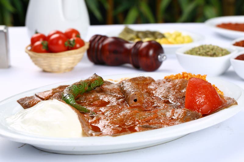 Iskender / Turkish Traditional Food Stock Image - Image of iskender ...