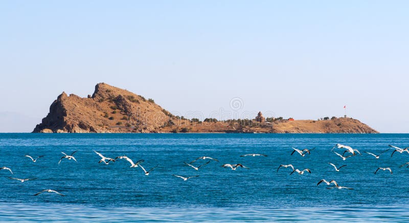 Isla Akhtamar imagen de archivo. Imagen de verano, lago - 53460979