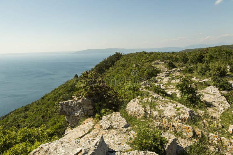 Isla Cres En El Mar Adriático Foto de archivo - Imagen de largest ...