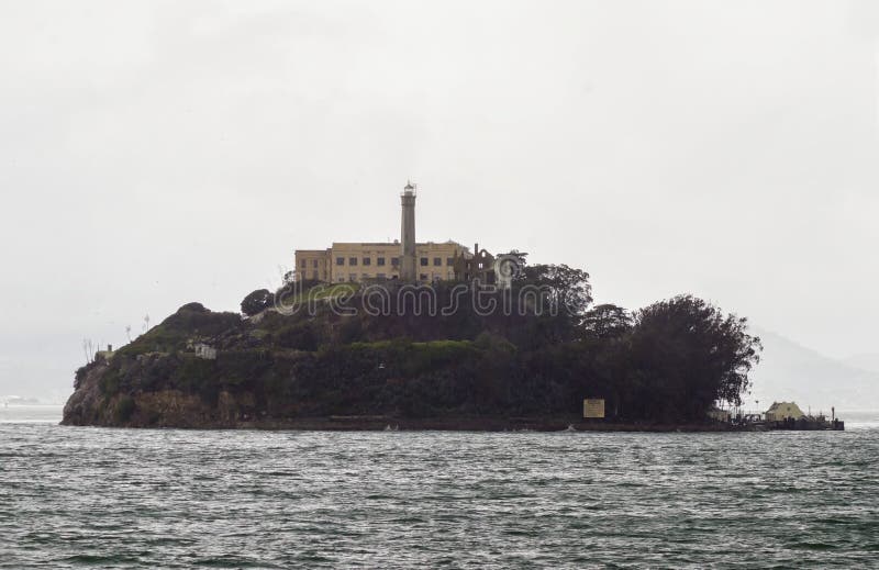 Isla De Alcatraz, San Francisco, California Foto de archivo - Imagen de ...