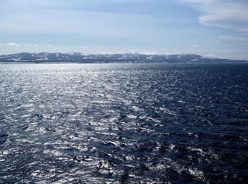 Isla De Bering El Mar De Bering, Comandante Islands Imagen de archivo ...