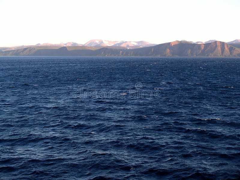 Isla De Bering El Mar De Bering, Comandante Islands Imagen de archivo ...