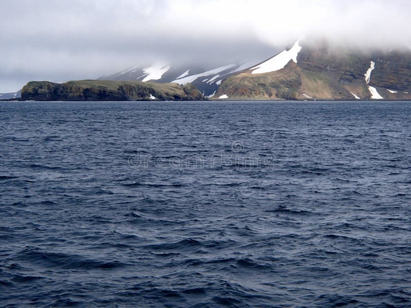 Isla De Bering El Mar De Bering, Comandante Islands Imagen de archivo ...