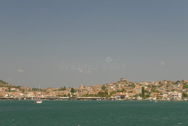 Isla De Cunda, Ayvalik, Turquía Foto de archivo - Imagen de agua, cielo ...