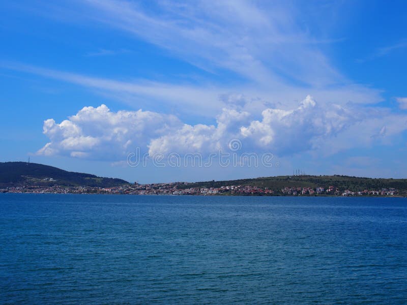 Isla De Cunda Del Paisaje De La Playa Foto de archivo - Imagen de aguas ...
