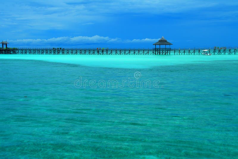 Isla de Mabul foto de archivo. Imagen de arena, calor - 6025114