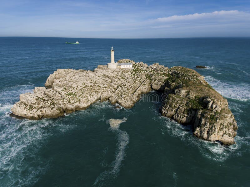 Isla De Mouro, Santander, Cantabria Imagen de archivo - Imagen de cubo ...
