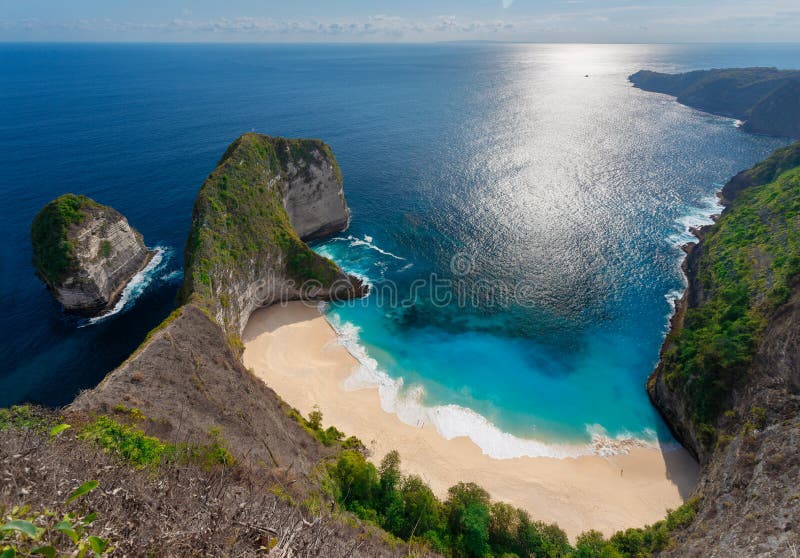 Isla De Nusa Penida Indonesia Imagen de archivo - Imagen de azul, costa ...