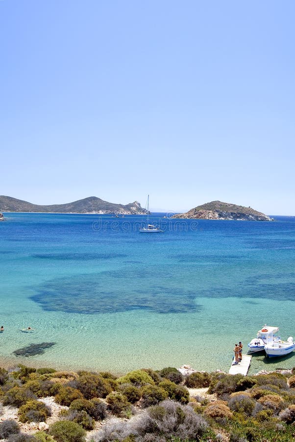 Isla de Patmos, Grecia imagen de archivo editorial. Imagen de exterior ...