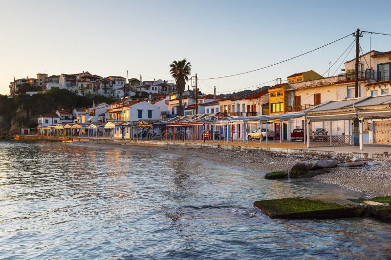 Isla de Samos imagen de archivo. Imagen de seafront - 142775599