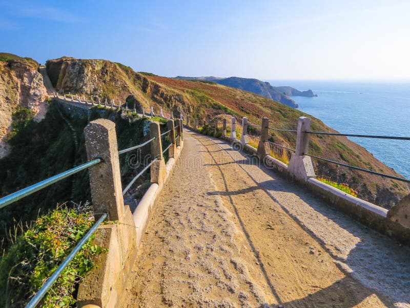 Isla De Sark, Islas Del Canal Imagen de archivo - Imagen de colina ...