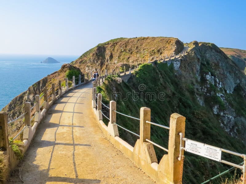 Isla De Sark, Islas Del Canal Foto de archivo - Imagen de escarpado ...
