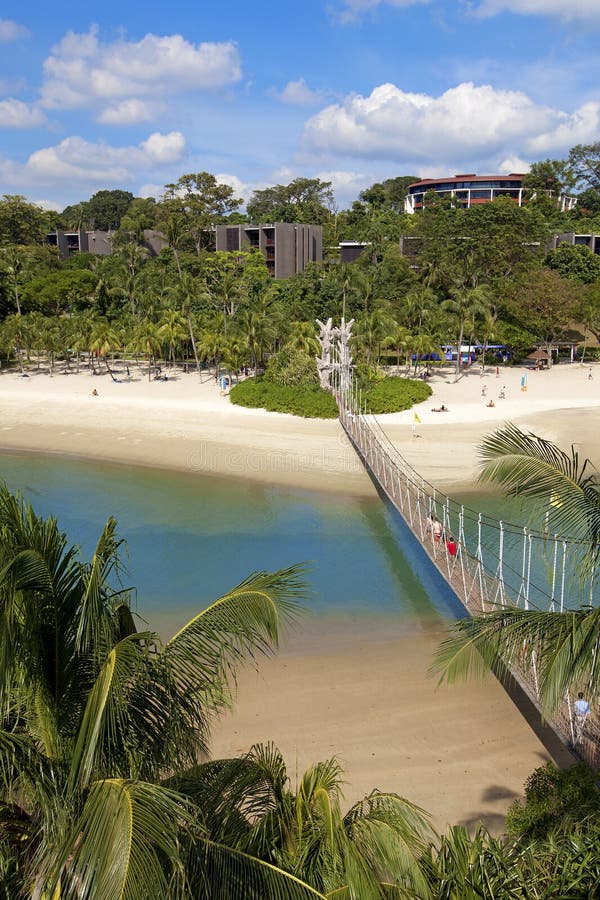 Isla Singapur de Sentosa foto de archivo. Imagen de recorrido - 141970112