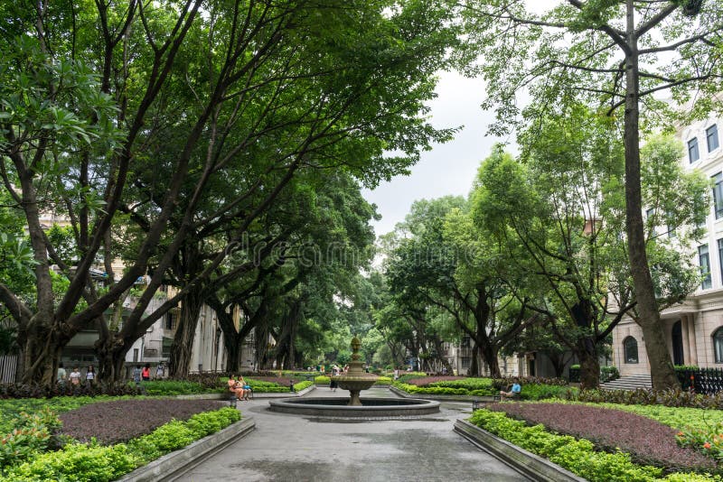 Isla De Shamian, Guangzhou, China Fotografía editorial - Imagen de ...