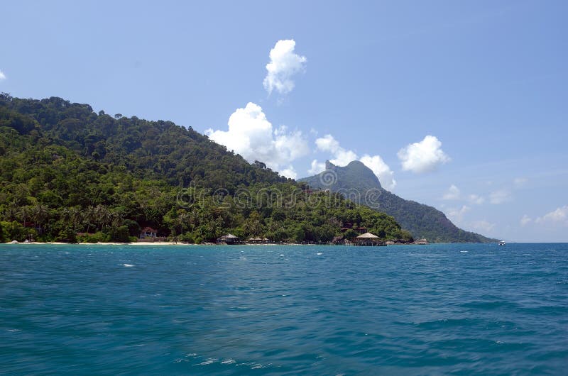 Isla Tioman, Malasia imagen de archivo. Imagen de piedra - 14606481