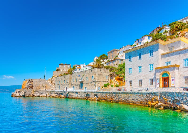 Isla del Hydra foto de archivo. Imagen de historia, viejo - 41351916