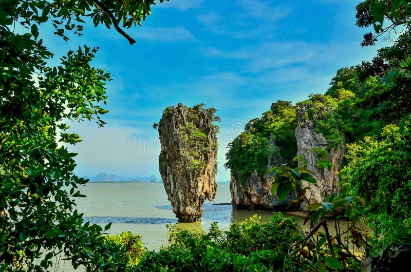 Isla De Ko Tapu En Tailandia Imagen de archivo - Imagen de agua ...
