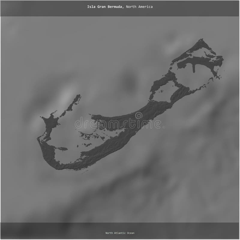 Isla Gran Bermuda, Bermuda, Cropped To Square. Bilevel Stock ...