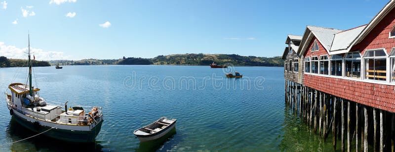Isla Grande in Chiloe, Chile Stock Photo - Image of tourist, holiday ...