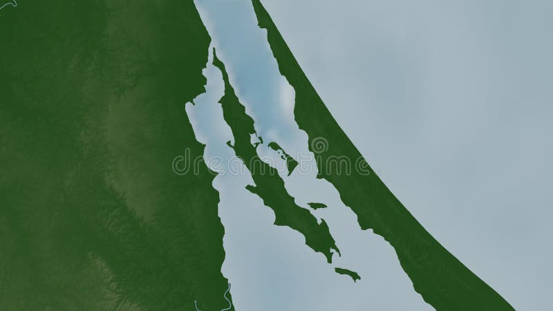 Isla Juan a. Ramirez. Mexico. Physical Stock Illustration ...