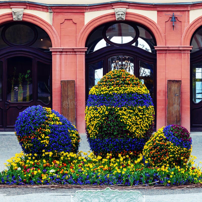 Isla Mainau de la flor foto de archivo. Imagen de alemania - 114612568