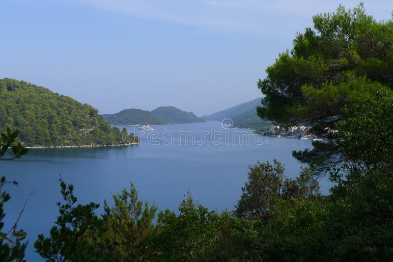 Isla Mljet foto de archivo. Imagen de nave, dalmacia - 23182390
