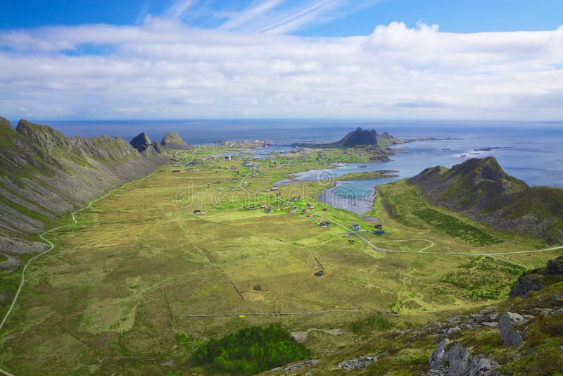 Isla Vaeroy en Noruega imagen de archivo. Imagen de escandinavia - 32038665