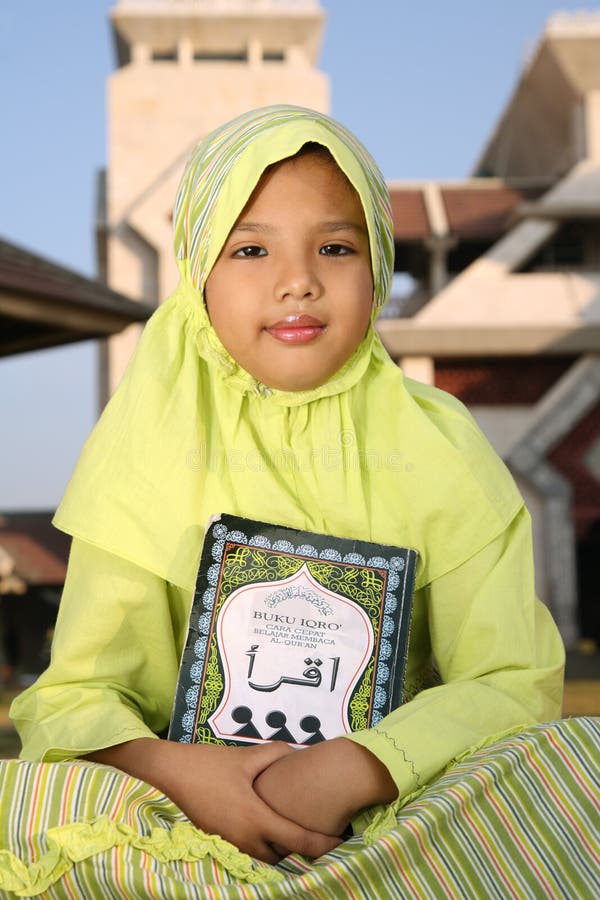 Islam, Child Reading Qur an Stock Photo - Image of muslim, spiritual ...