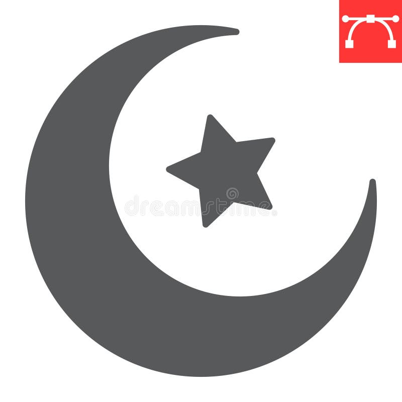 Islam Cresent Moon Vector Stock Illustrations – 310 Islam Cresent Moon ...