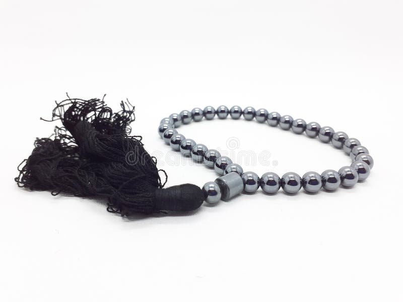 Islam Religious Praying Beads Rope in White Isolated Background 27 ...