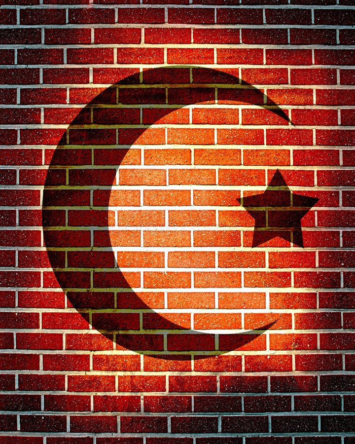 Islam Symbol On Artistic Texture Stock Vector - Illustration of ...
