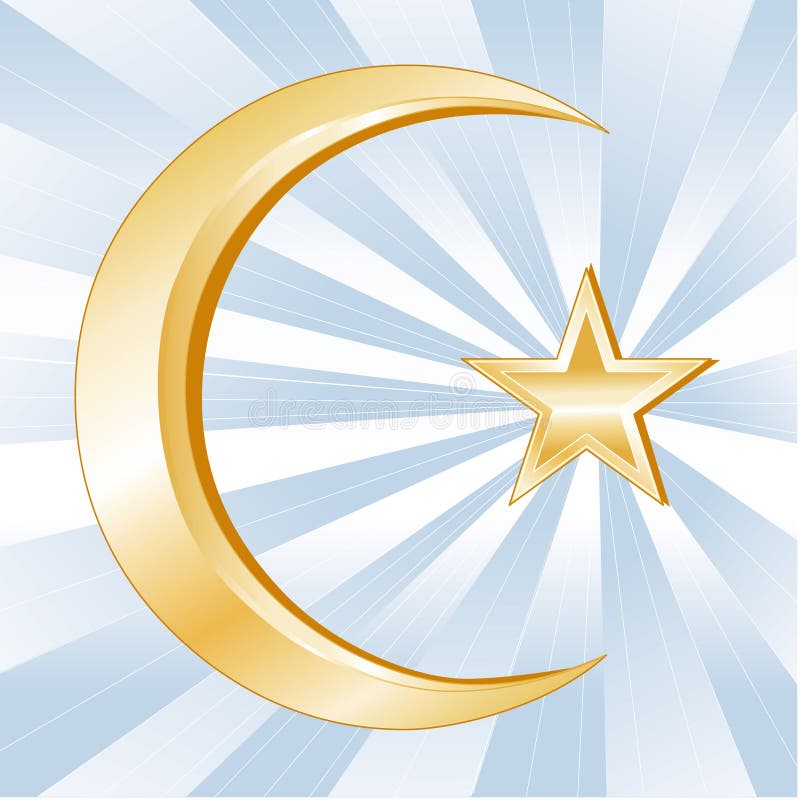 Islam-Symbol vektor abbildung. Illustration von blau - 17272803