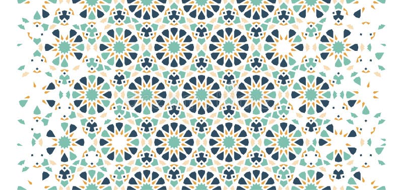 Arabic mosaic pattern stock vector. Illustration of mosaic - 107464032