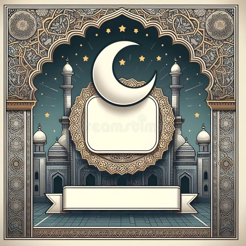 Islamic Architectural and Pattern Overlay Compositions. Stock ...