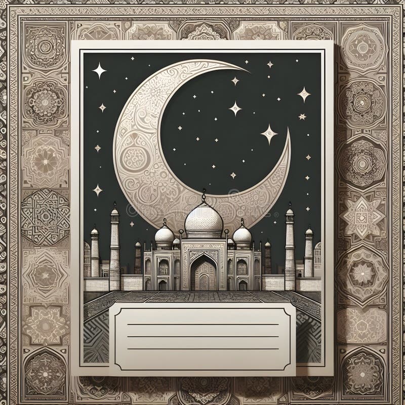 Islamic Architectural and Pattern Overlay Compositions. Stock ...